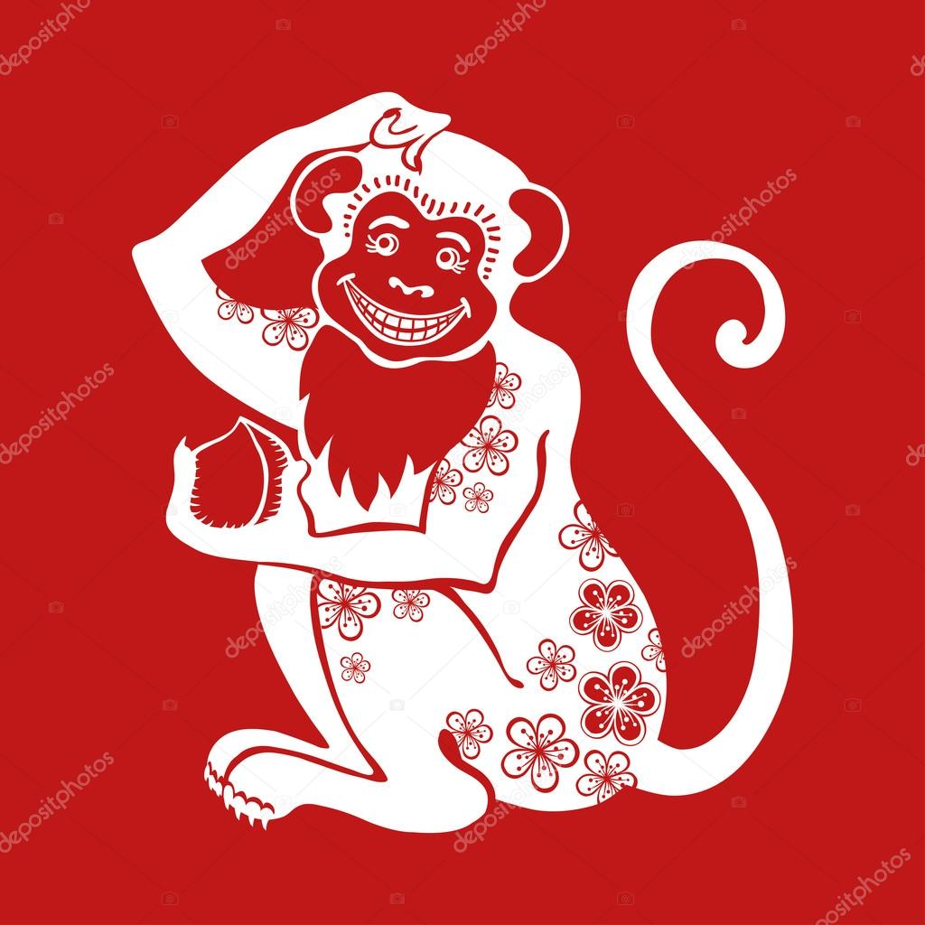 Chinese Monkey Symbol