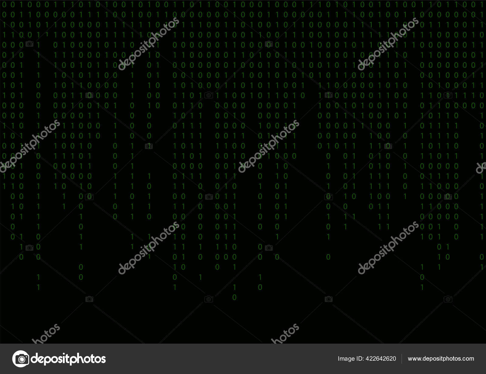 Computer Background Binary Code Seamless Pattern Vector Illustration Stock Vector by ©ankmsn ...