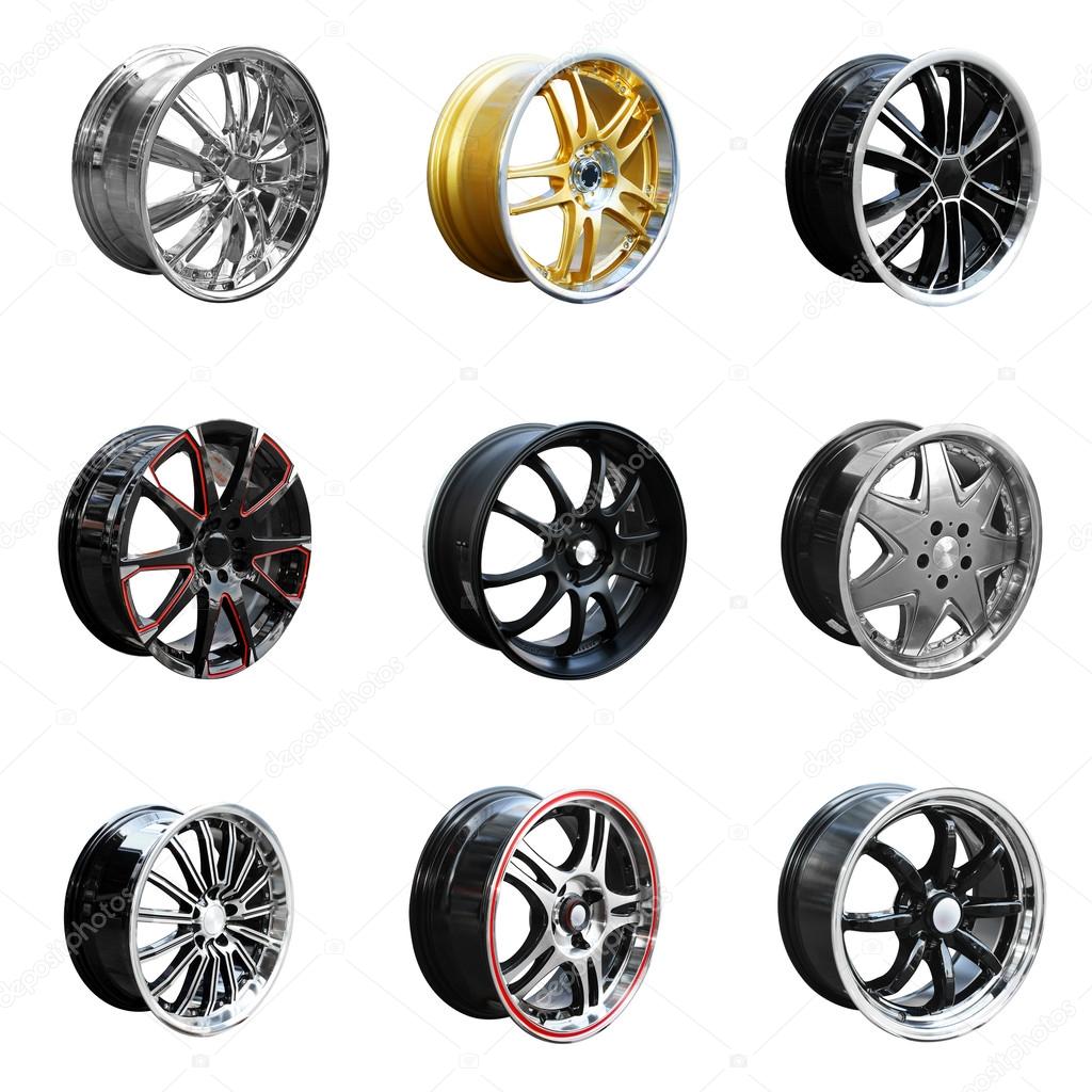 Collection Car Wheel disks Stock Photo by ©koydesign 53955645