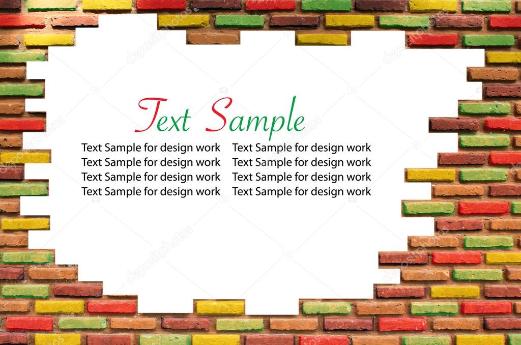 Broken brick wall Stock Photo by ©koydesign 61258099