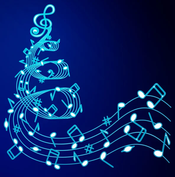 Christmas music background Vector Art Stock Images | Depositphotos