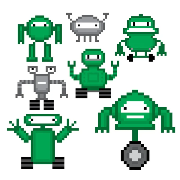 Pixel monsters for games icons vector set Stock Vector Image by ...