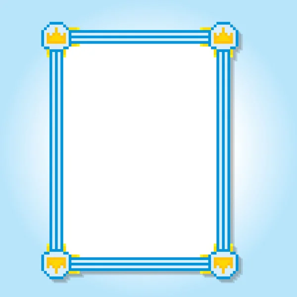 Cute pixel frame. Pixel art. Stock Vector Image by ©dergriza #107726466