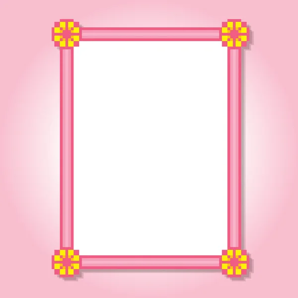 Cute pixel frame. Pixel art. Stock Vector by ©dergriza 107736674