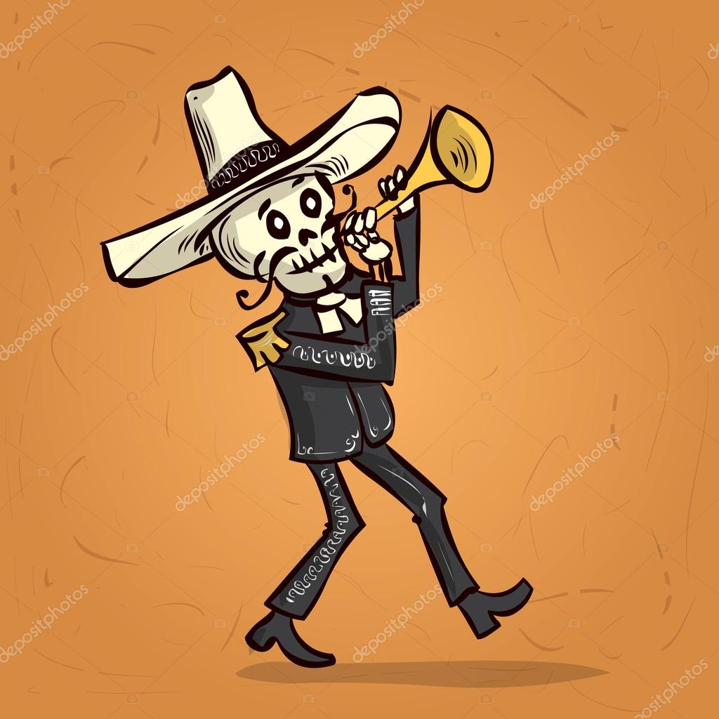 Skeleton Mariachi