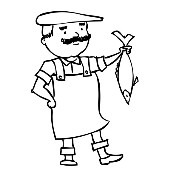 Fishmonger Stock Vectors, Royalty Free Fishmonger Illustrations ...