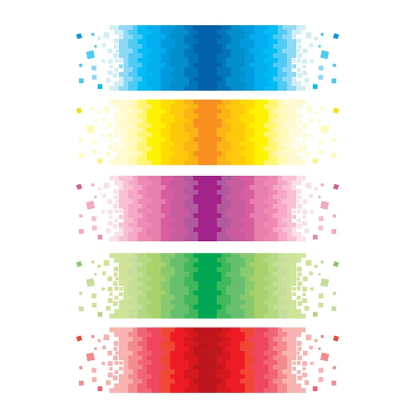 Set of colorful pixel banners Stock Vector Image by ©dergriza #107833404
