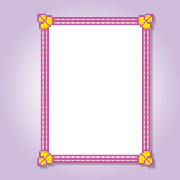 Cute pixel frame. Pixel art. Stock Vector by ©dergriza 107736674