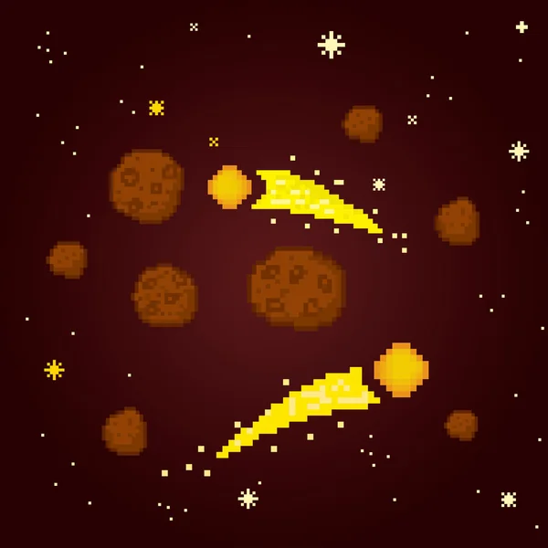 Space icons set. Pixel art Stock Vector Image by ©dergriza #107832906