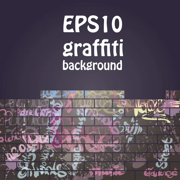 Graffiti background design Vector Art Stock Images | Depositphotos