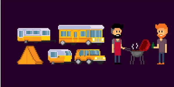 House 8 bit Vector Art Stock Images | Depositphotos