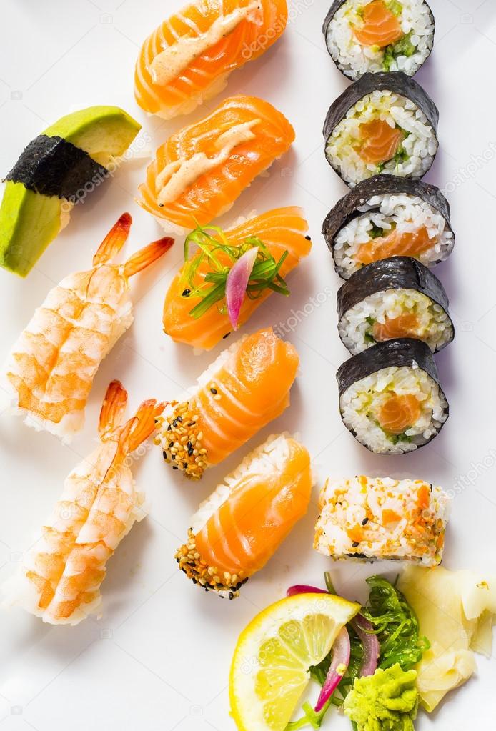 Amazing Sushi Dinner — Stock Photo © RobertNyholm #106665412