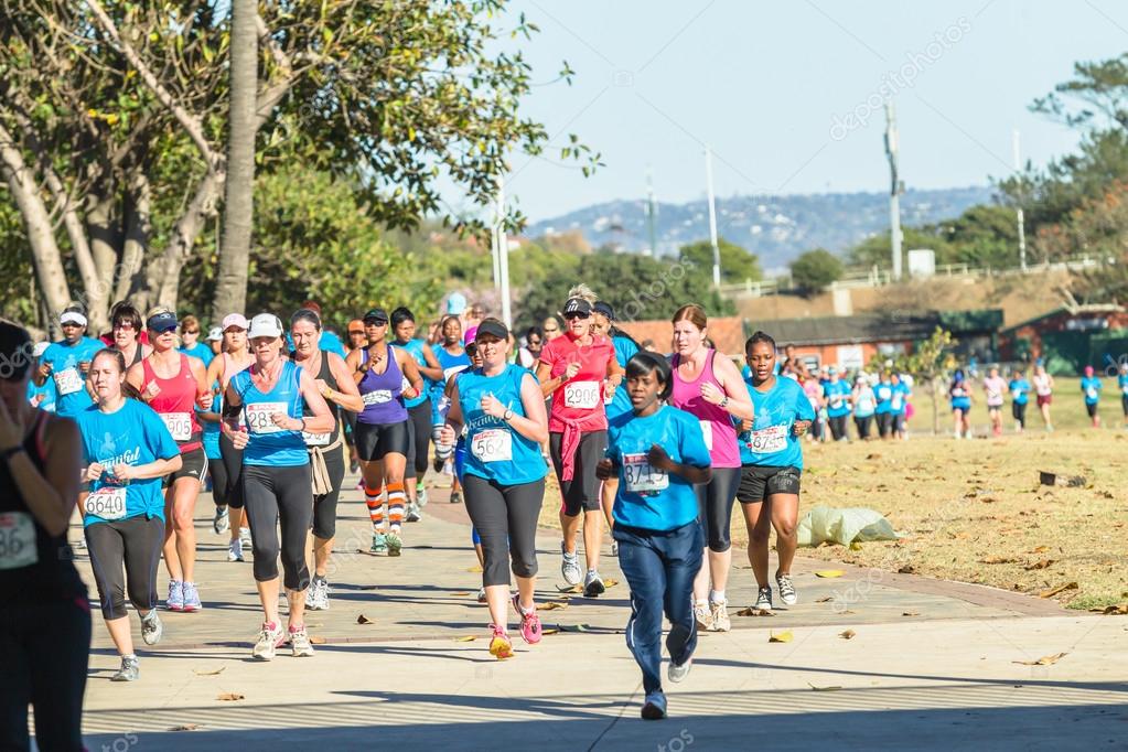 Girls Running Marathon Action – Stock Editorial Photo ...