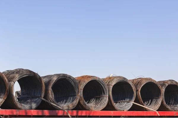 Wire Rolls Building Construction — Stock Photo © ChrisVanLennepPhoto ...