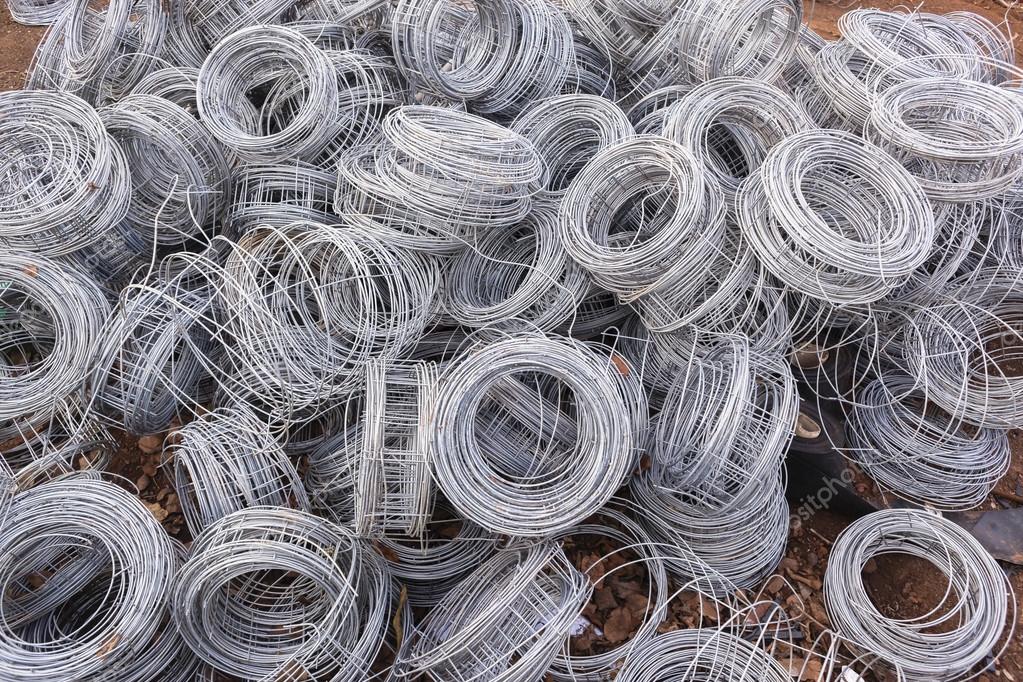 Wire Rolls Building Construction — Stock Photo © ChrisVanLennepPhoto ...