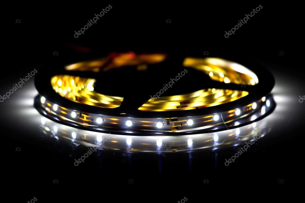 Led shining diode lights. Strip. Stock Photo by ©NYS 69954849