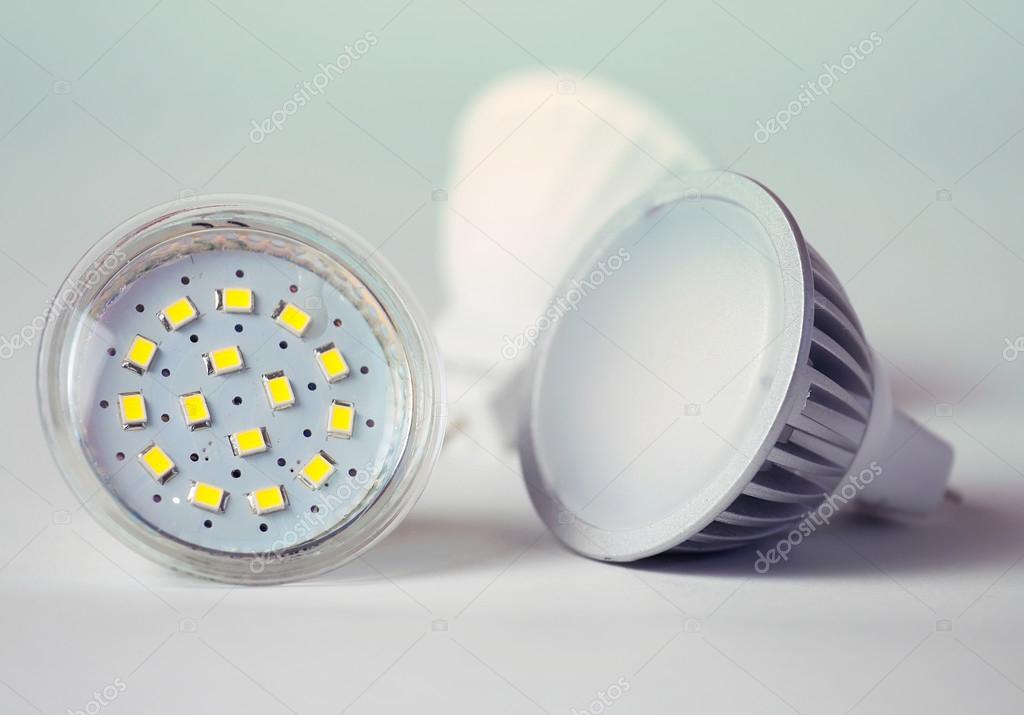 Led bulbs GU 10.Diodes. — Stock Photo © NYS #86297028