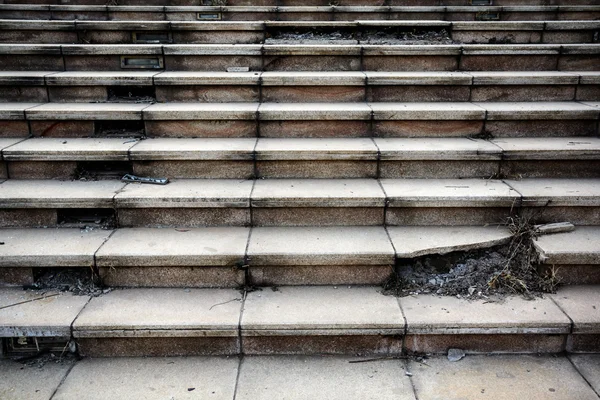 Broken Wooden Stairs