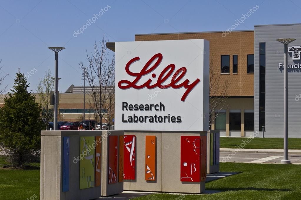Indianápolis - Circa abril 2016: Eli Lilly and Company World ...