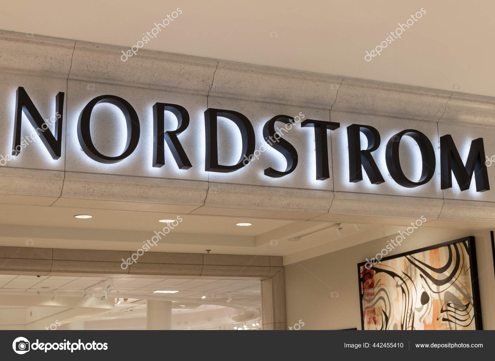 Indianapolis Circa January 2021 Nordstrom Retail Mall Location ...