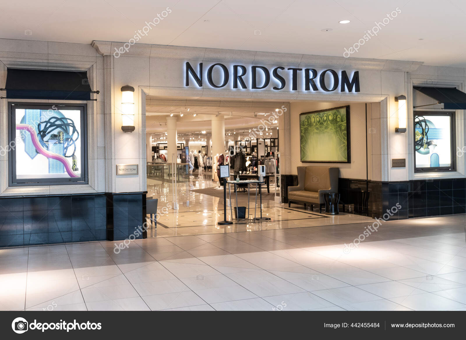 Indianapolis Circa January 2021 Nordstrom Retail Mall Location ...
