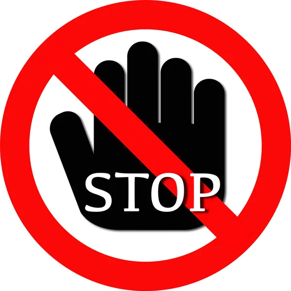 Red Circle Logo With Slash