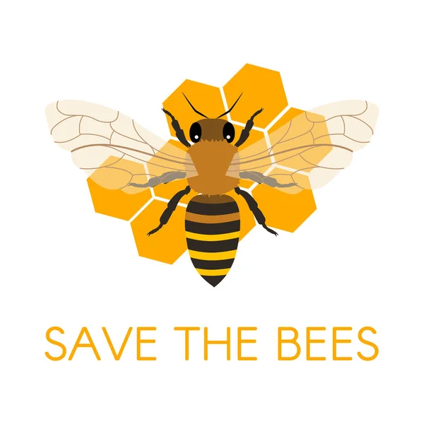 Save the bees Vector Art Stock Images | Depositphotos