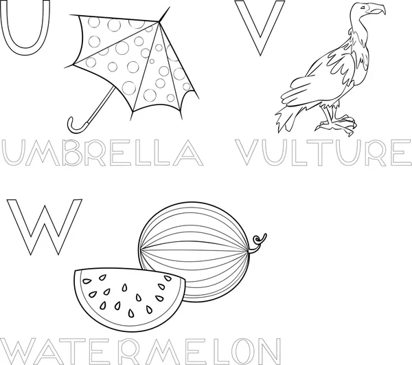 Pictures: french alphabet with and words | French alphabet with ...