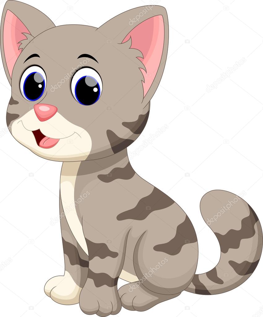 Cute cat cartoon Stock Vector Image by ©irwanjos2 #85854516