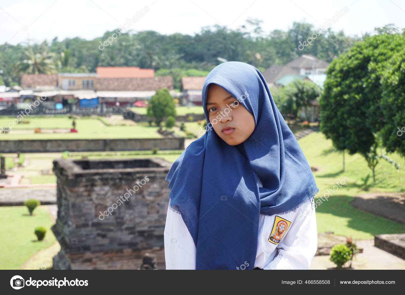 Blitar East Java Indonesia April 15Th 2021 Indonesian Junior High — Stock Editorial Photo ...