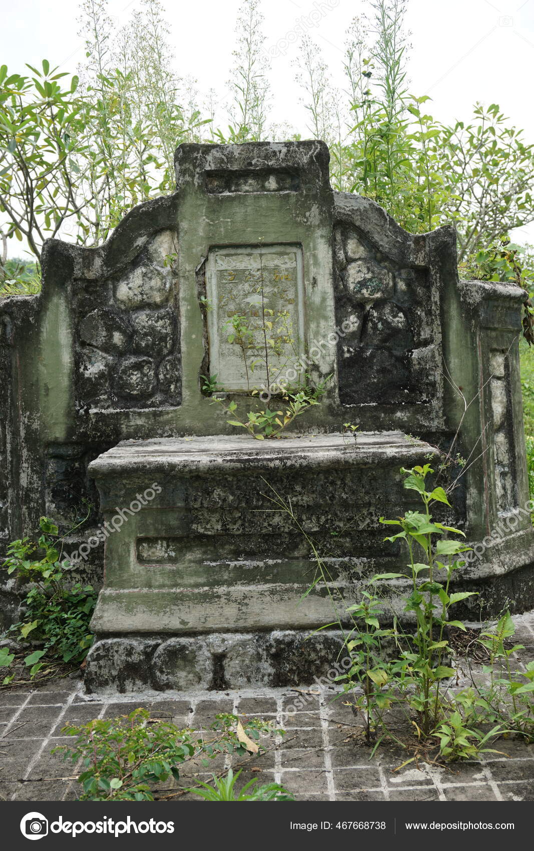 Chinese Graveyard Natural Background – Stock Editorial Photo ...