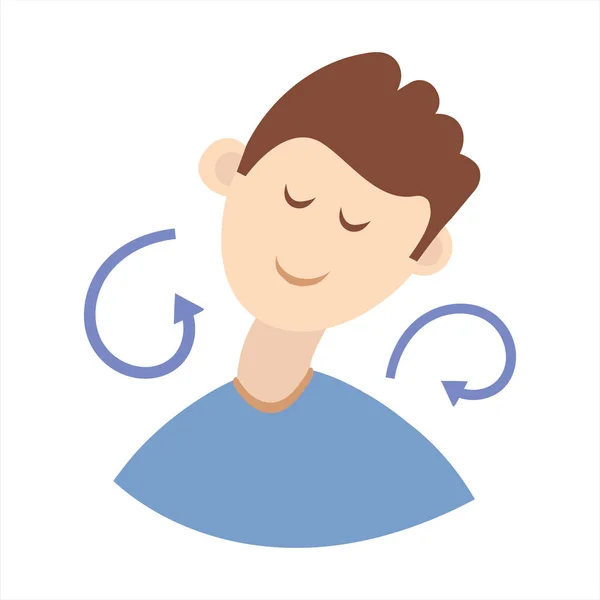 Neck exercises Vector Art Stock Images | Depositphotos