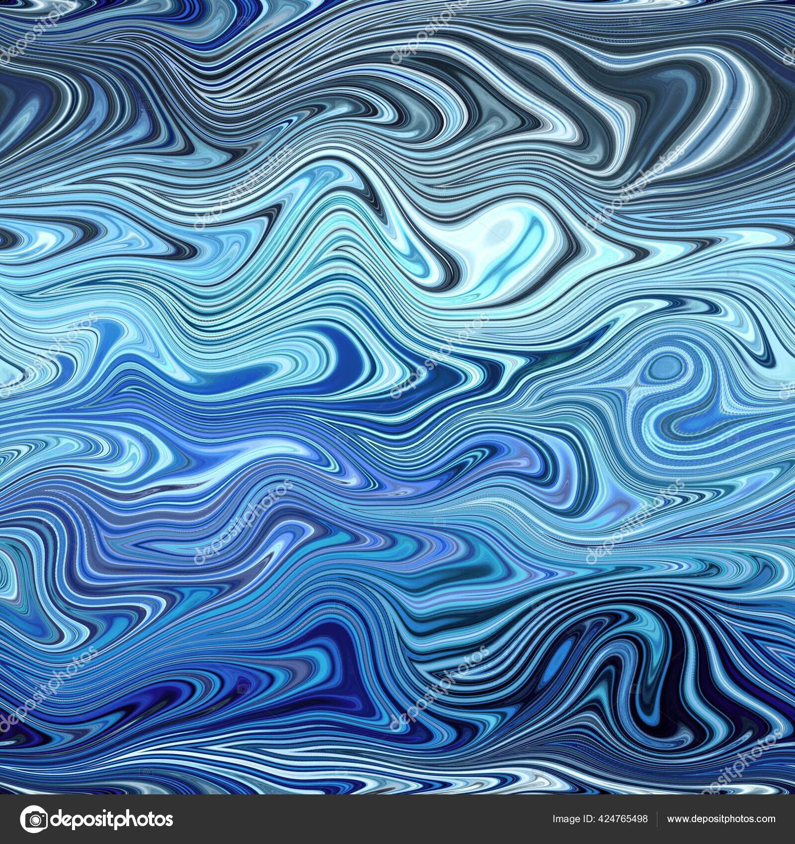 Seamless marble wet ripple wavy fluid pattern — Stock Photo ...