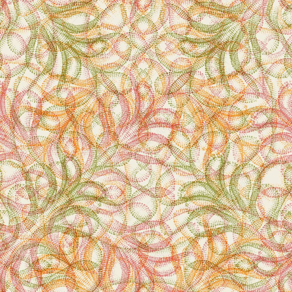 Patrón retro de color feo sin costuras para imprimir 2025