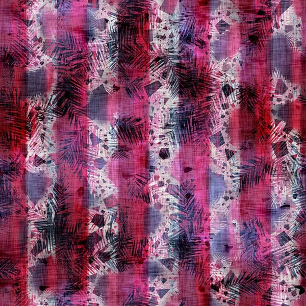 Fancy ornate fuchsia stripe seamless pattern for print - Stock Image ...