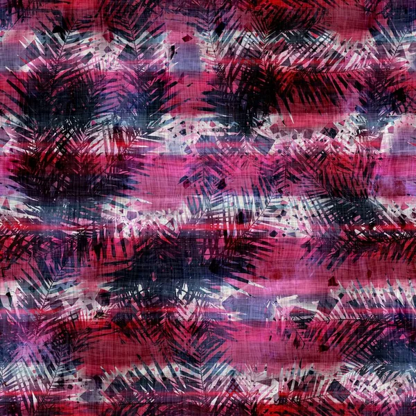 Fancy ornate fuchsia stripe seamless pattern for print - Stock Image ...
