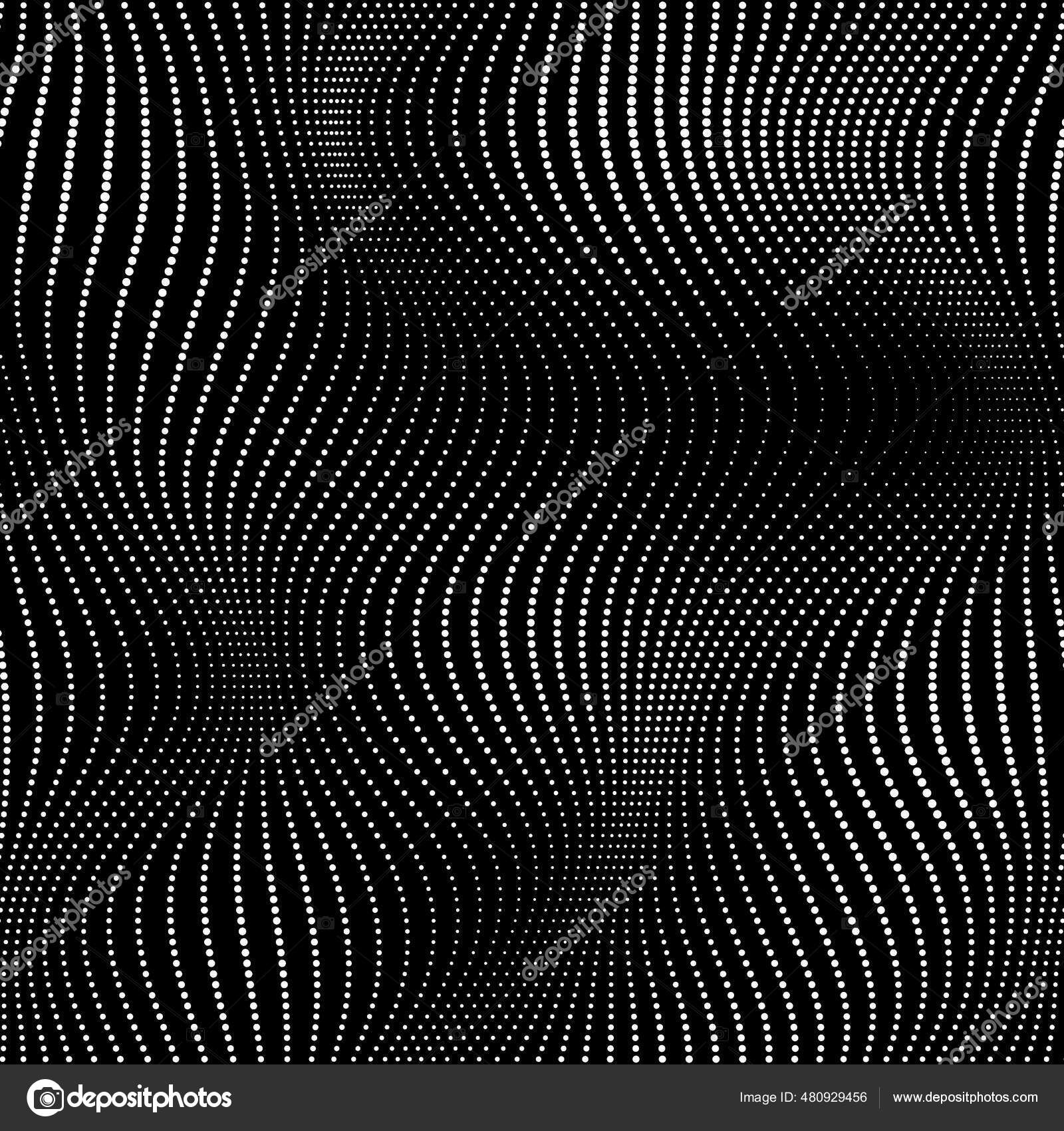 Seamless wavy array of dots pattern for print or digital use — Stock ...