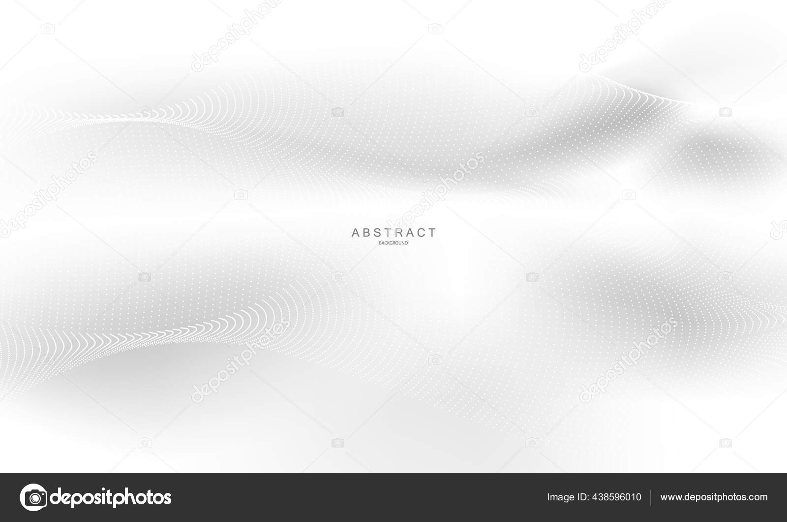 Abstract Grey Background Poster Dynamic Waves Technology Network Vector ...