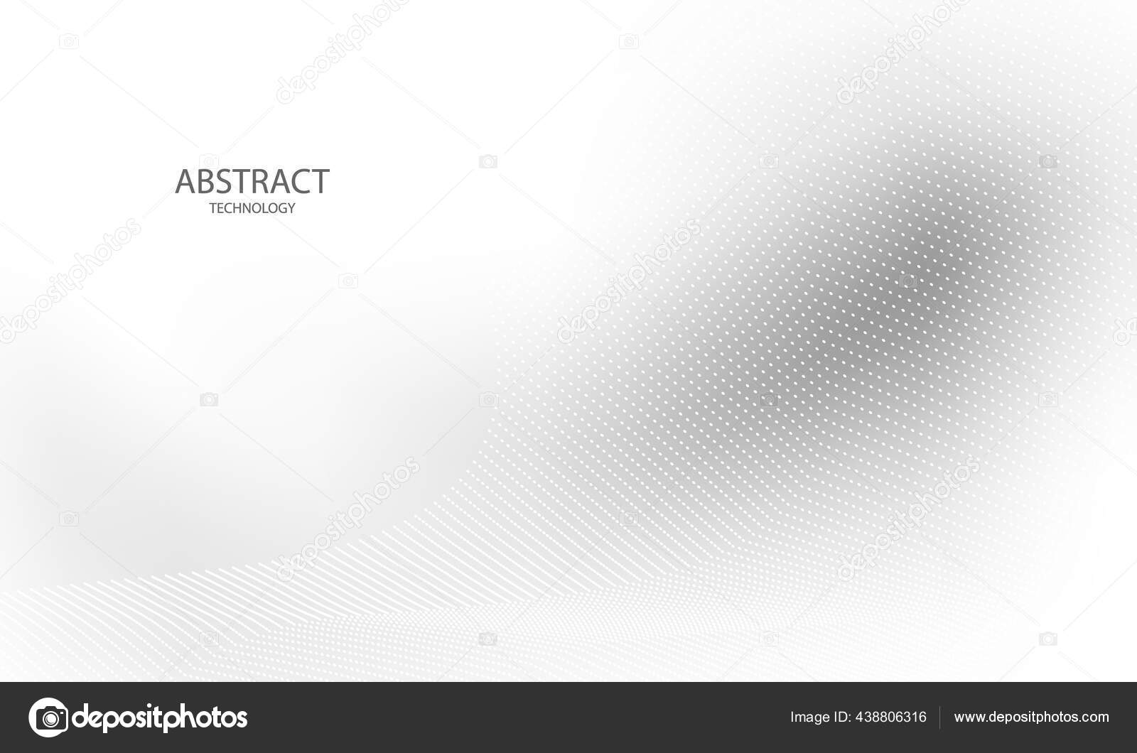 Abstract Grey Background Poster Dynamic Waves Technology Network Vector ...