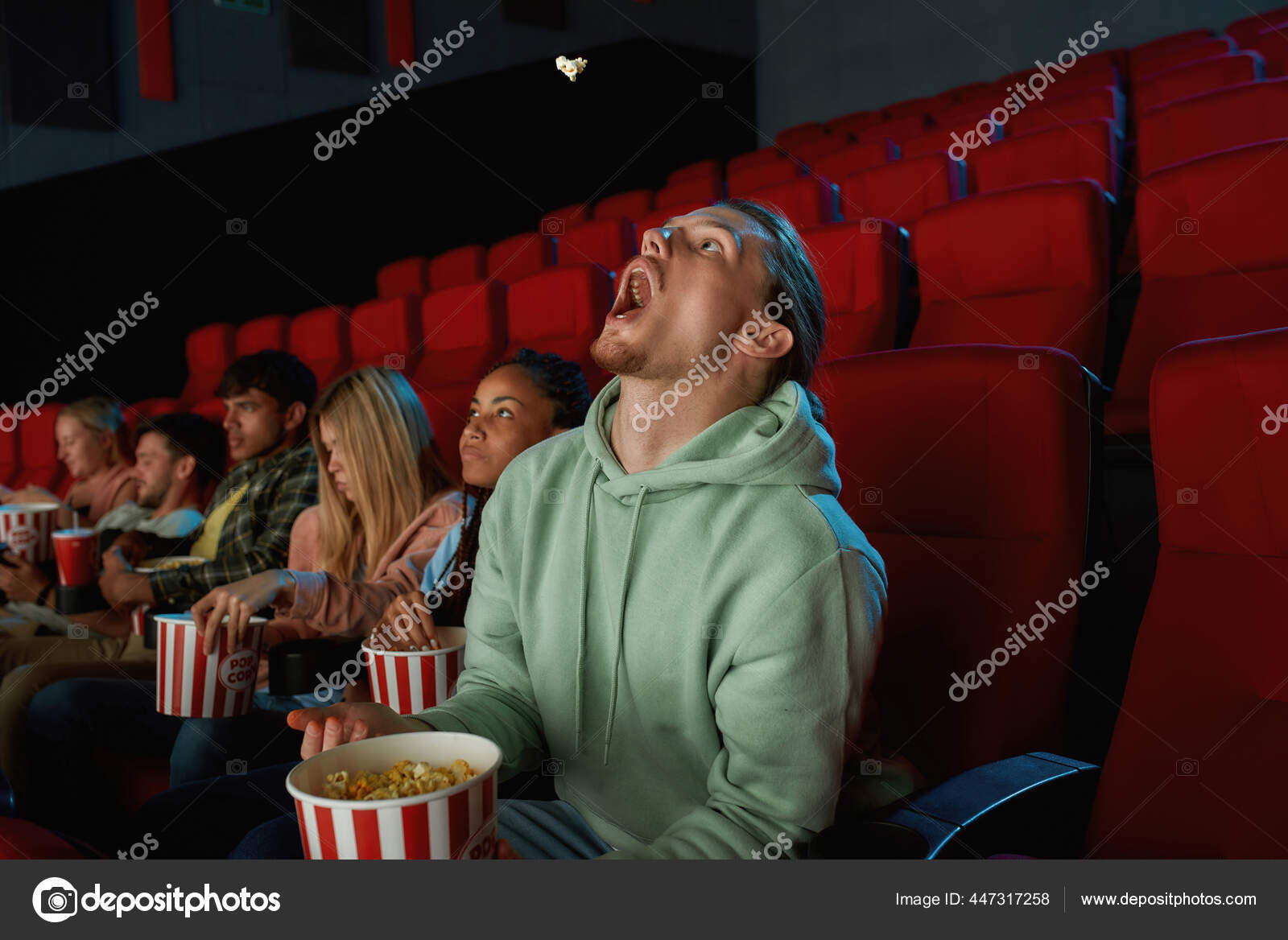 Movie Audience Popcorn