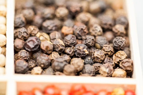 Types of salt and pepper — Stock Photo © ileana_bt #100089436