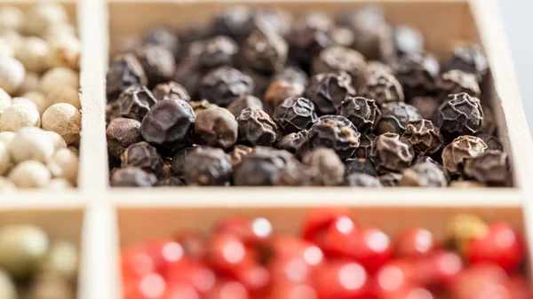 Types of salt and pepper — Stock Photo © ileana_bt #100094782