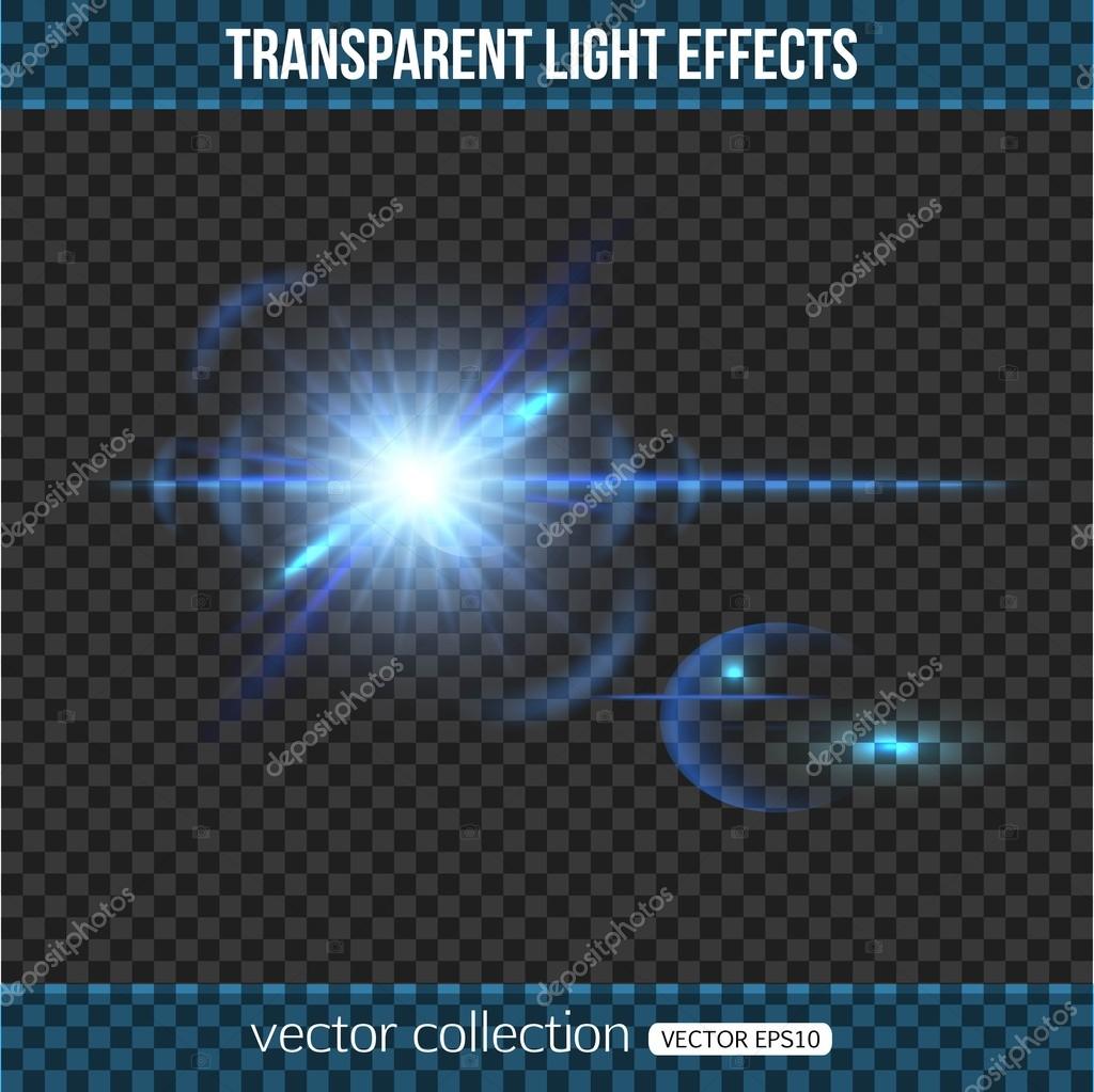 Starlight background. Abstract star with light effect over transparent ...