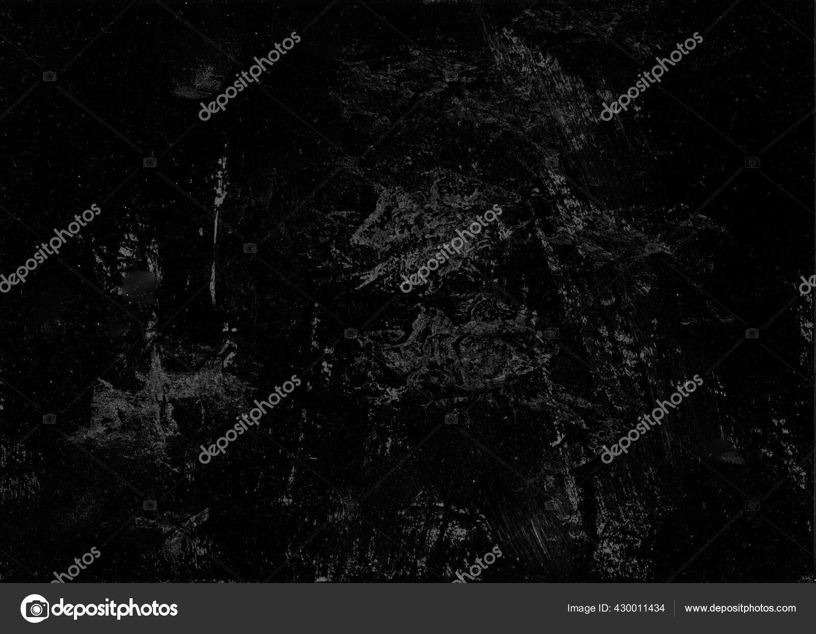 Dark Black Paint Raster Background Brash Strokes Texture Stock Photo by ...