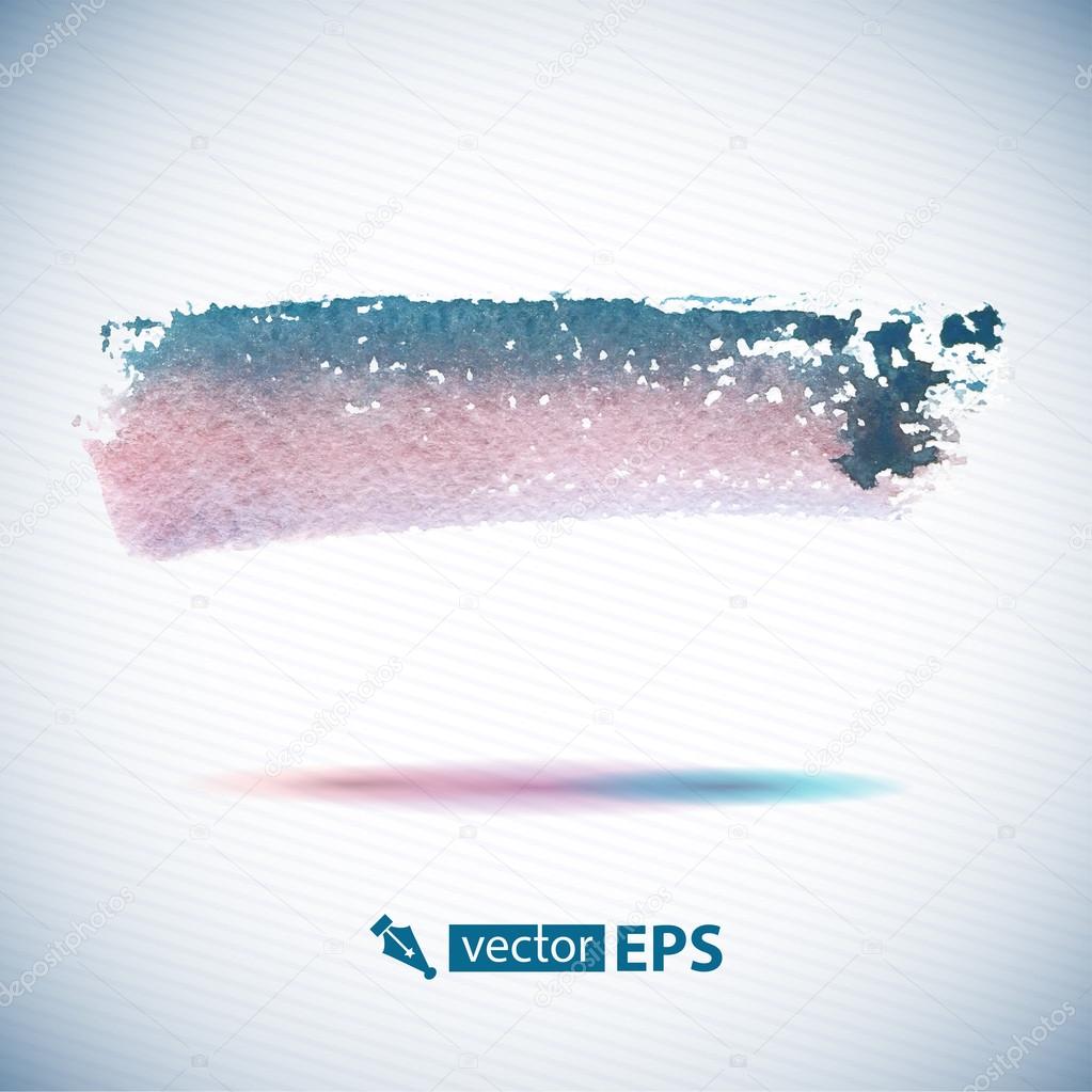 Wet brush stroke on paper texture. Stock Vector Image by ©Lara_Cold ...