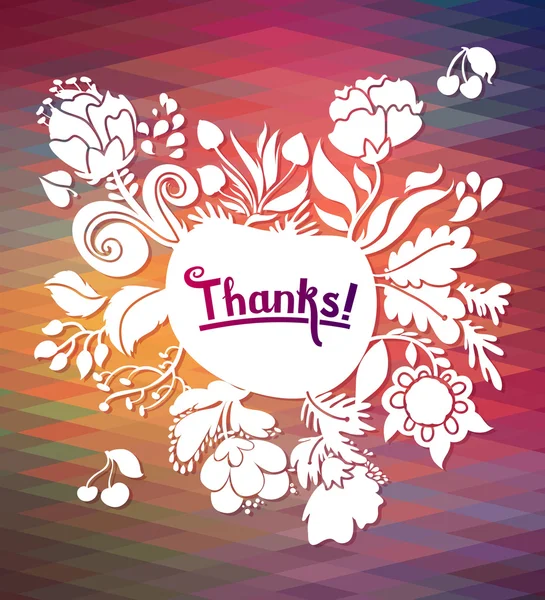 "Thank you" card background Stock Vector by ©Lara_Cold_2013 58285181