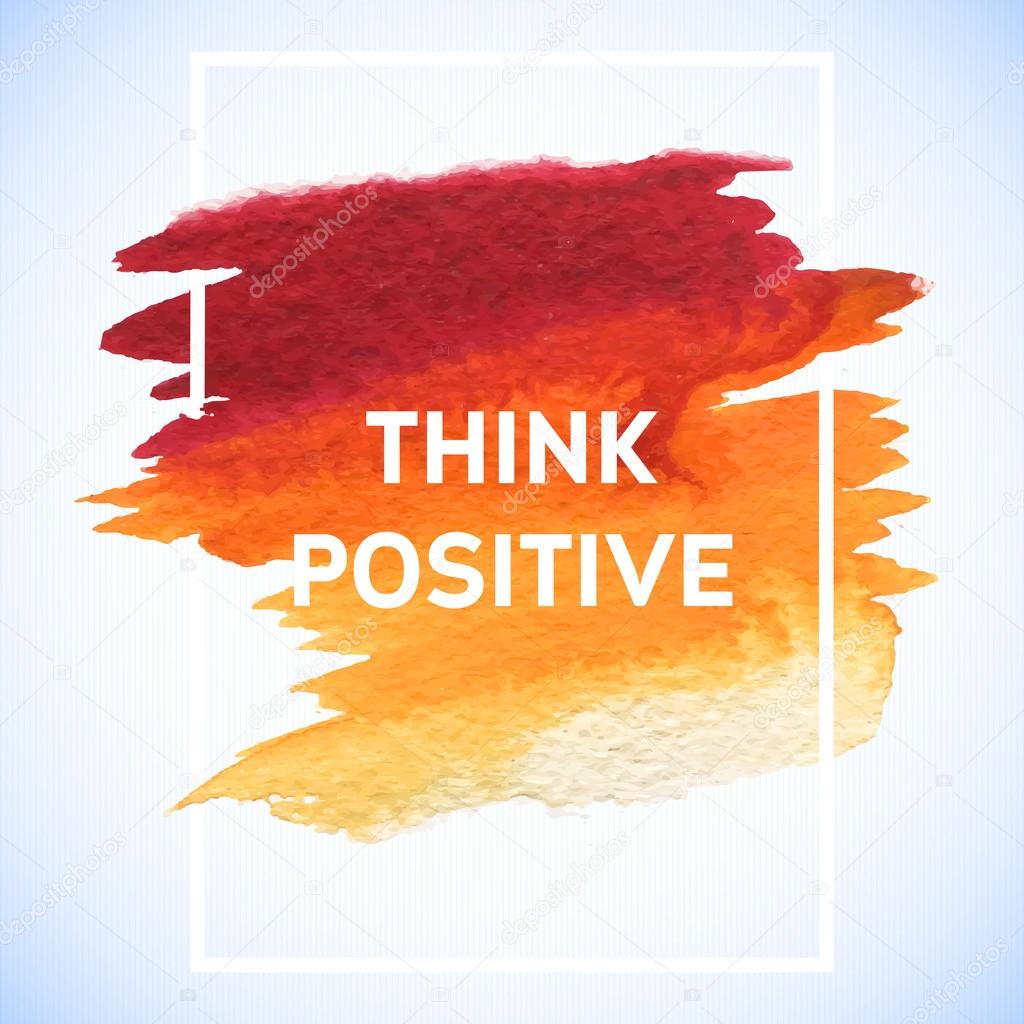 Motivation square watercolor stroke poster. Text lettering of an Stock ...