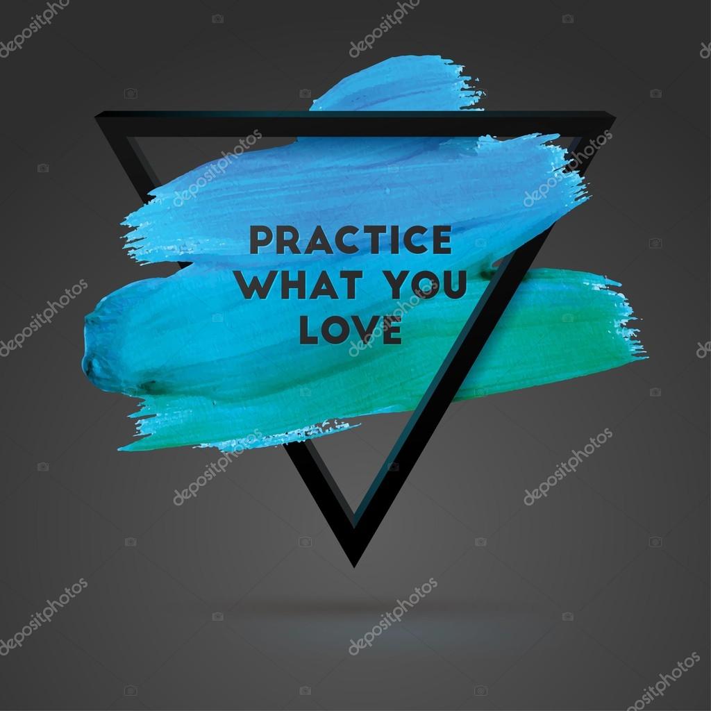 Motivation square acrylic stroke poster. Stock Vector Image by ©Lara ...