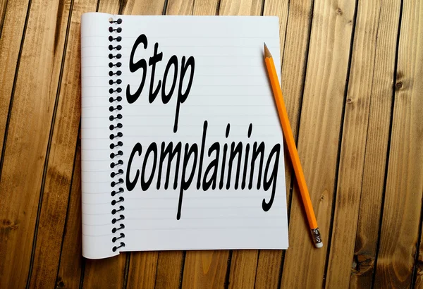 Stop complaining word Stock Photos, Royalty Free Stop complaining word ...