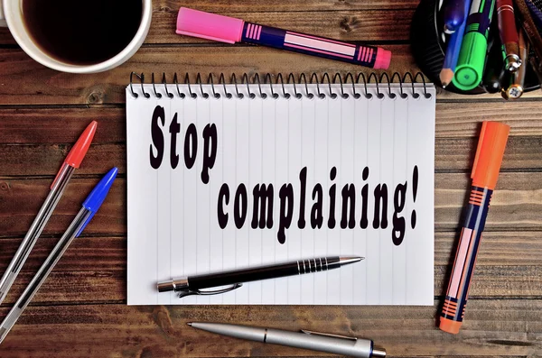 Stop complaining word Stock Photos, Royalty Free Stop complaining word ...